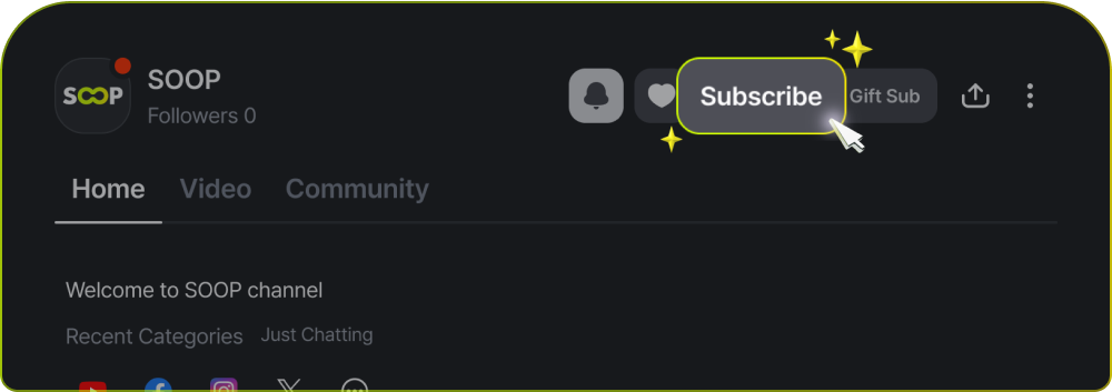 SOOP Launching Promotion